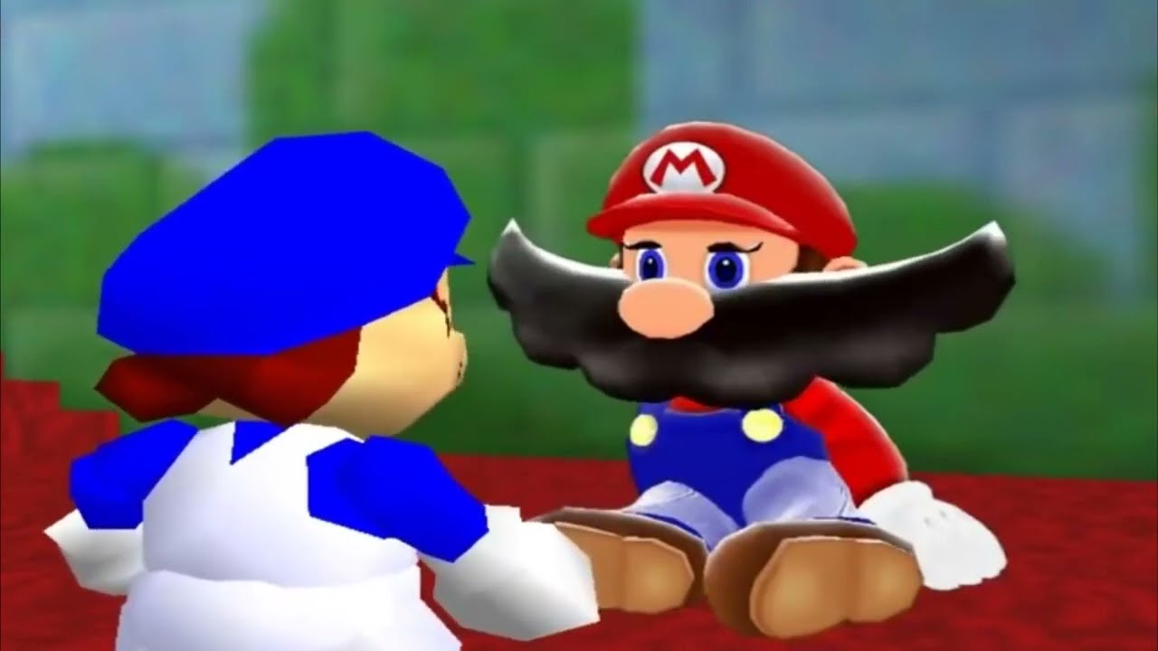 SMG4 Mario's Mustache Changing Sizes for 10 Hours - YouTube