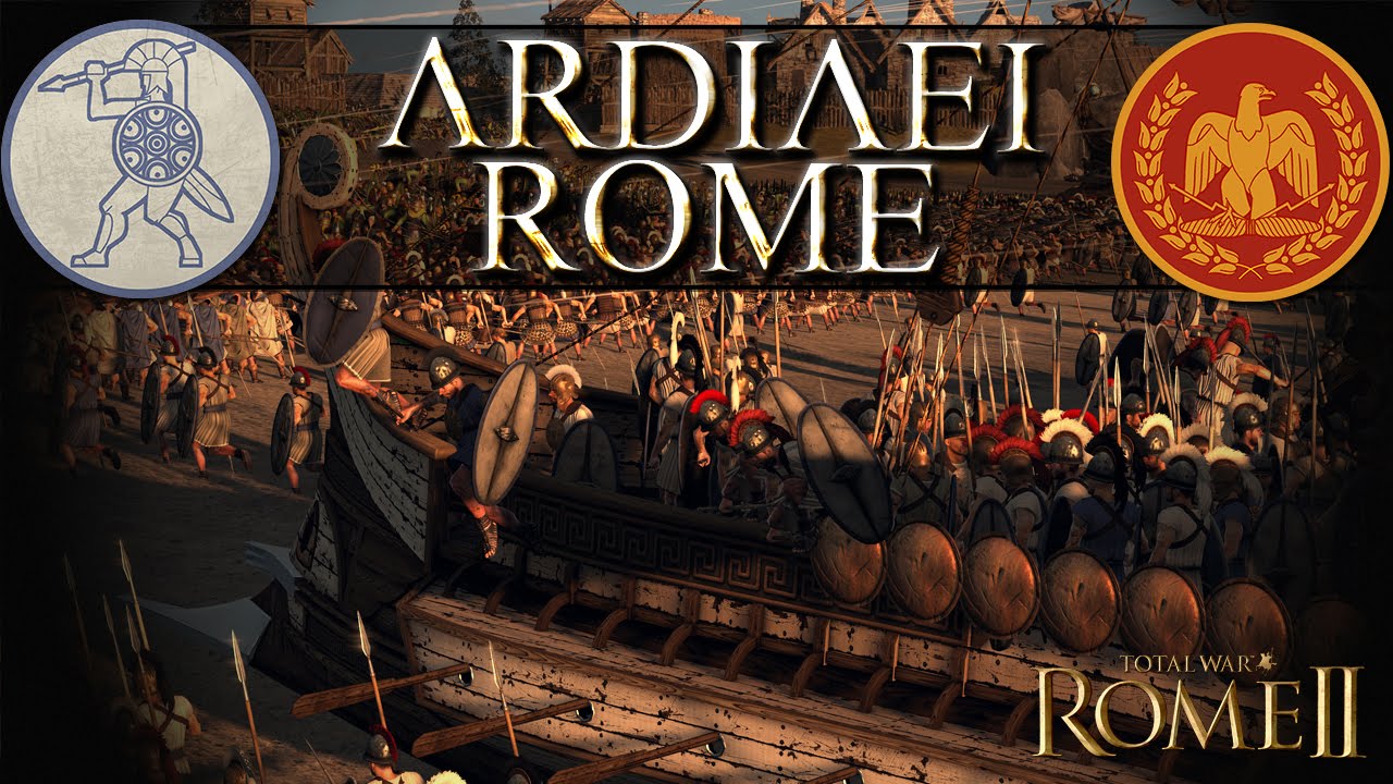 Ardiaei vs Rome - Quick Battle - Rome 2 Total War - YouTube