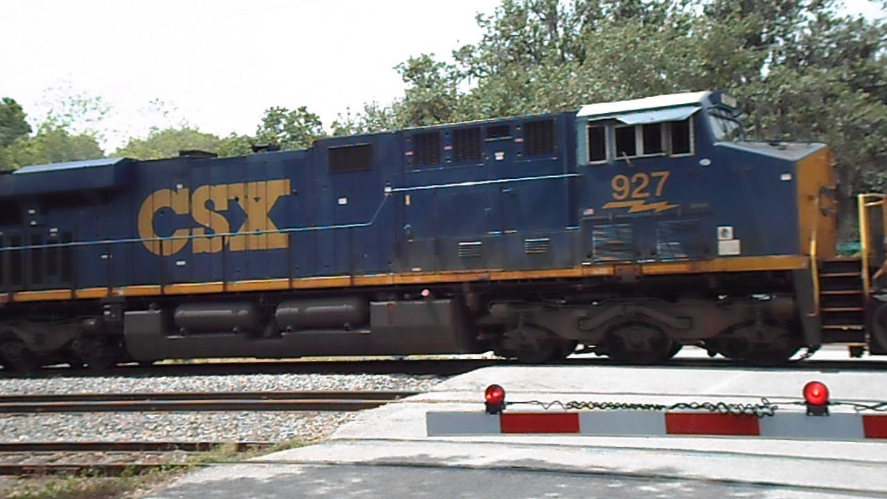 CSX Tropicana Juice Train One Way.&.And Back.In Plant City,Florida ...