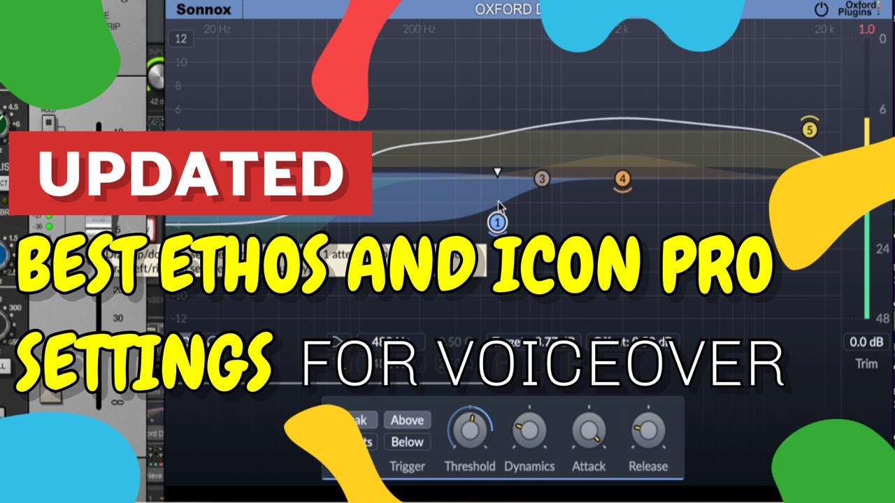 Updated Best Ethos and Icon Pro Settings for Voice Over - YouTube