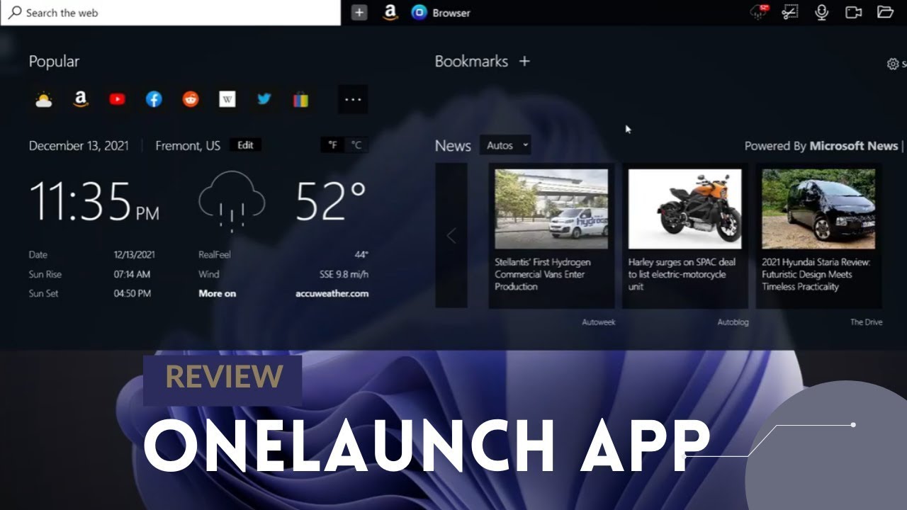 Reviewing OneLaunch - The Ultimate Desktop Search App! - YouTube