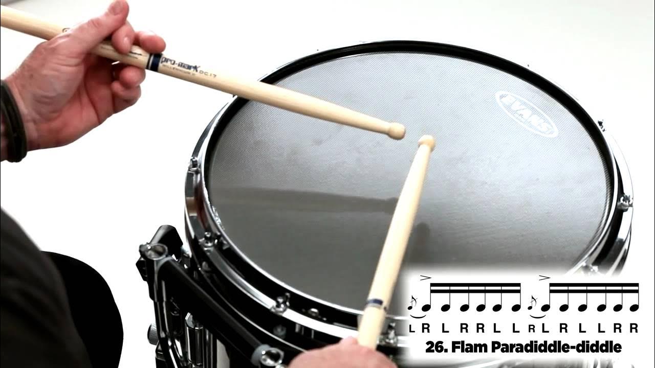 Pearl Drum Rudiments - Flam Paradiddle Diddle - YouTube