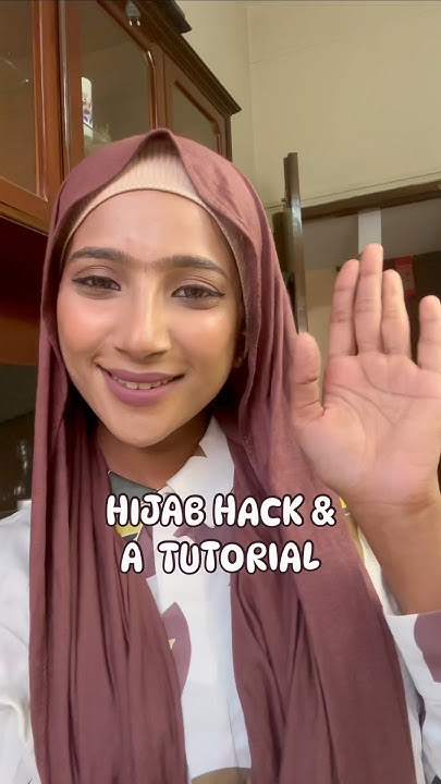 Hijab tutorial & hack for you'll🌸 - YouTube