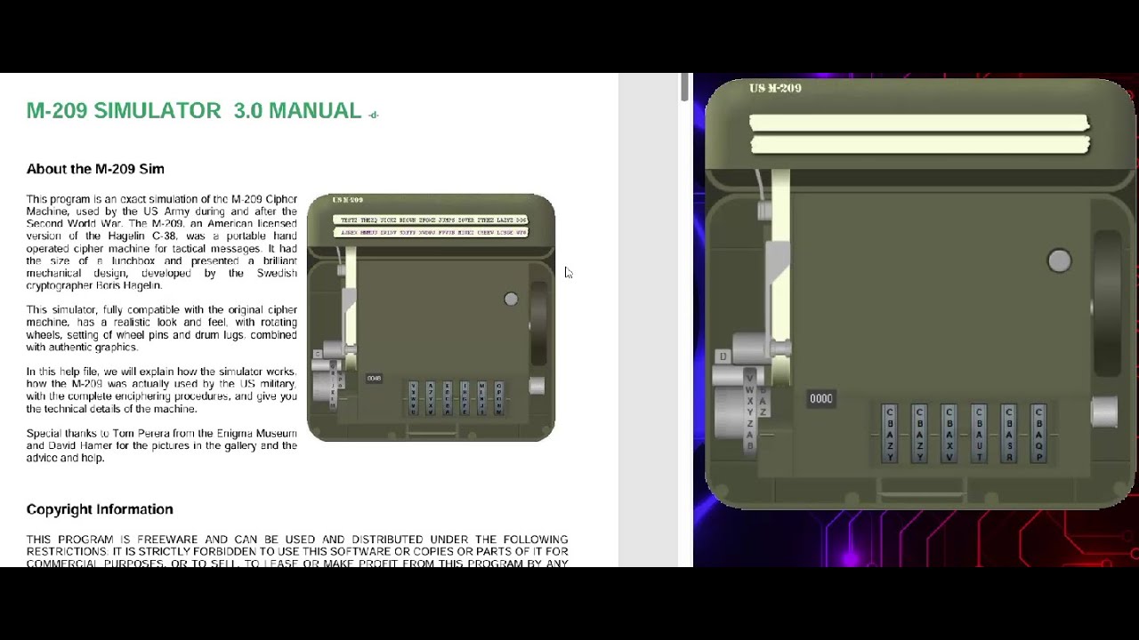 M-209 Cipher Machine Simulation | WWII Encryption Explained in Urdu-Hindi - YouTube