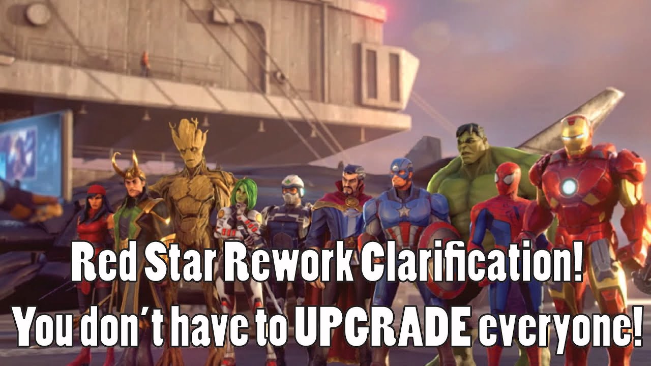 Red Star Rework Clarification! You don’t have to UPGRADE everyone ...