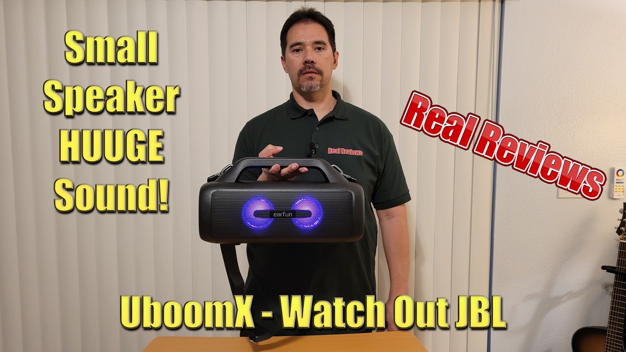 Earfun UBOOM X Portable Bluetooth Speaker Unboxing & Real Review - YouTube