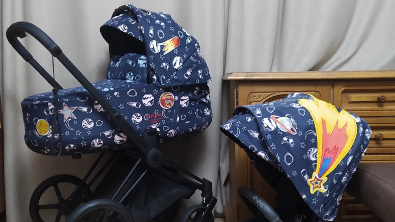 Коляска 2в1 Cybex Priam lll space rocket 21.04.24 - YouTube
