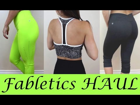 Fabletics Haul & Try-On!! - YouTube