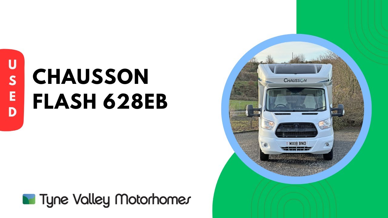 🚐 Spacious 4 Berth Motorhome | Meet the 2018 Chausson Flash 628EB - YouTube