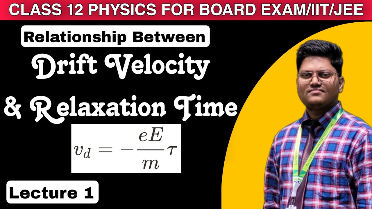 Electricity - Relationship between Drift velocity and Relaxation Time ...