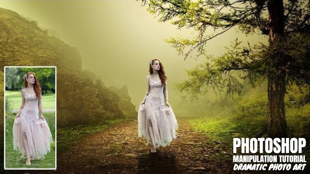 Dramatic Photo Art | Photoshop Manipulation Tutorial - YouTube