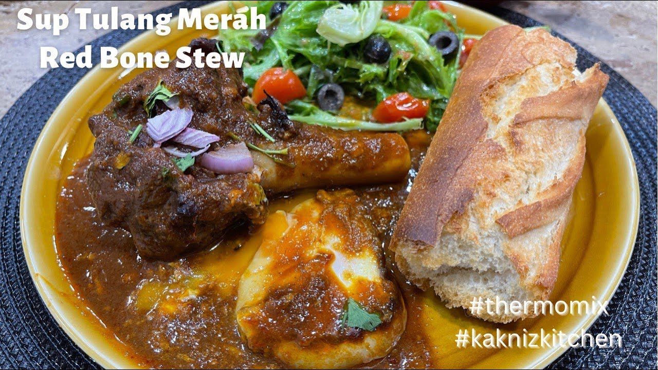 Sup Tulang Merah Singapore #Thermomix Red Bone Stew - YouTube