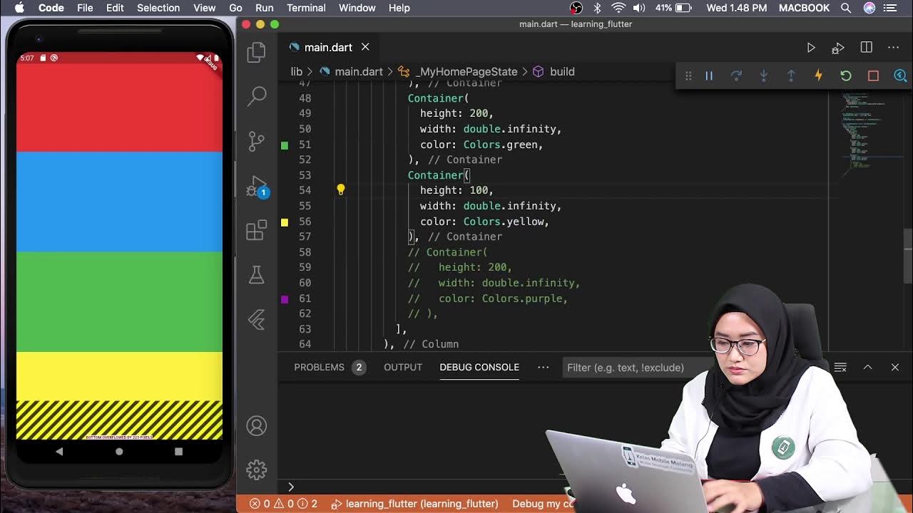 Flutter Layouting - Row and Column - YouTube