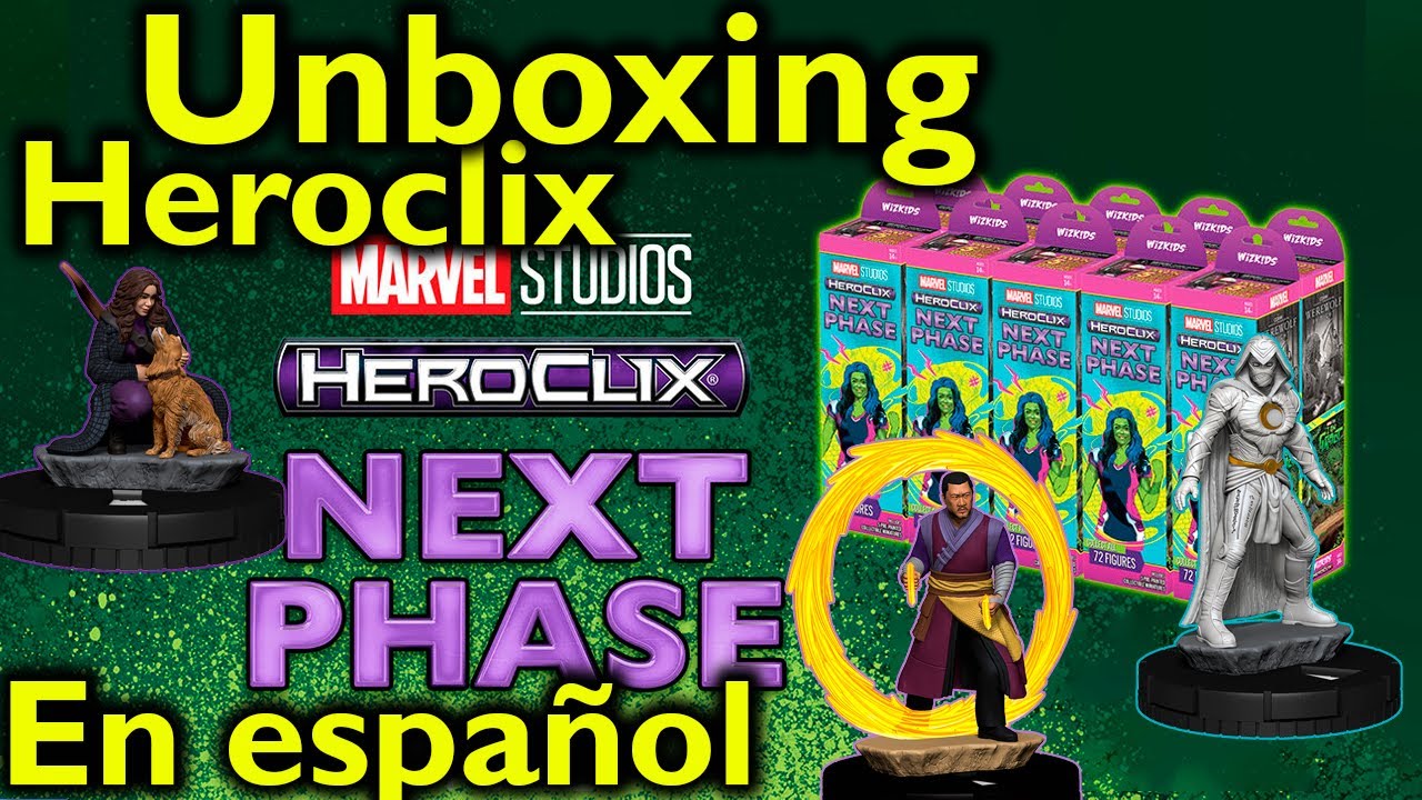 Heroclix unboxing Next Phase - YouTube
