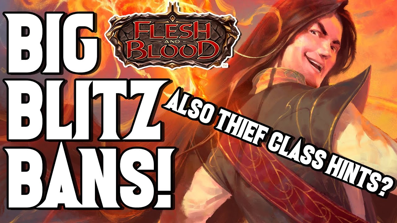 BIG BLITZ BANS! also did they just hint at a thief class?? | Flesh and ...