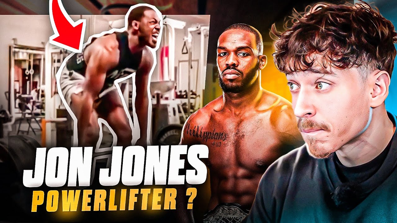 JON JONES FAIT DU POWERLIFTING ?! (J'analyse son deadlift et squat ...
