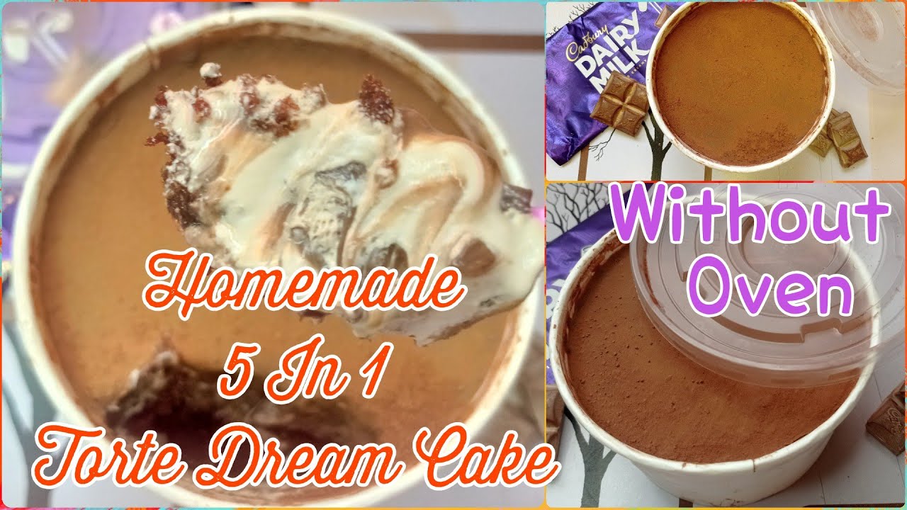 5 in 1 Torte Dream Cake | Perfect Homemade Dream cake recipe without ...
