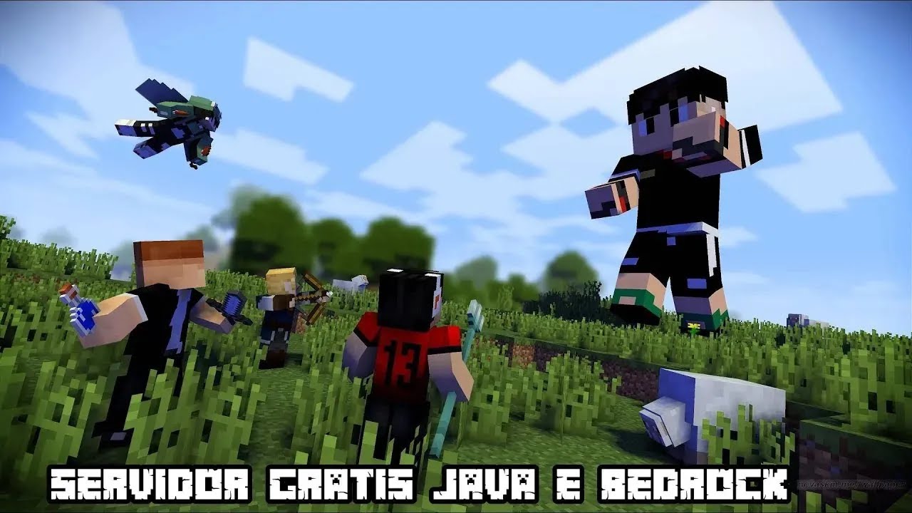 Criando servidor Minecraft grátis no Aternos, para Java e Bedrock e ...
