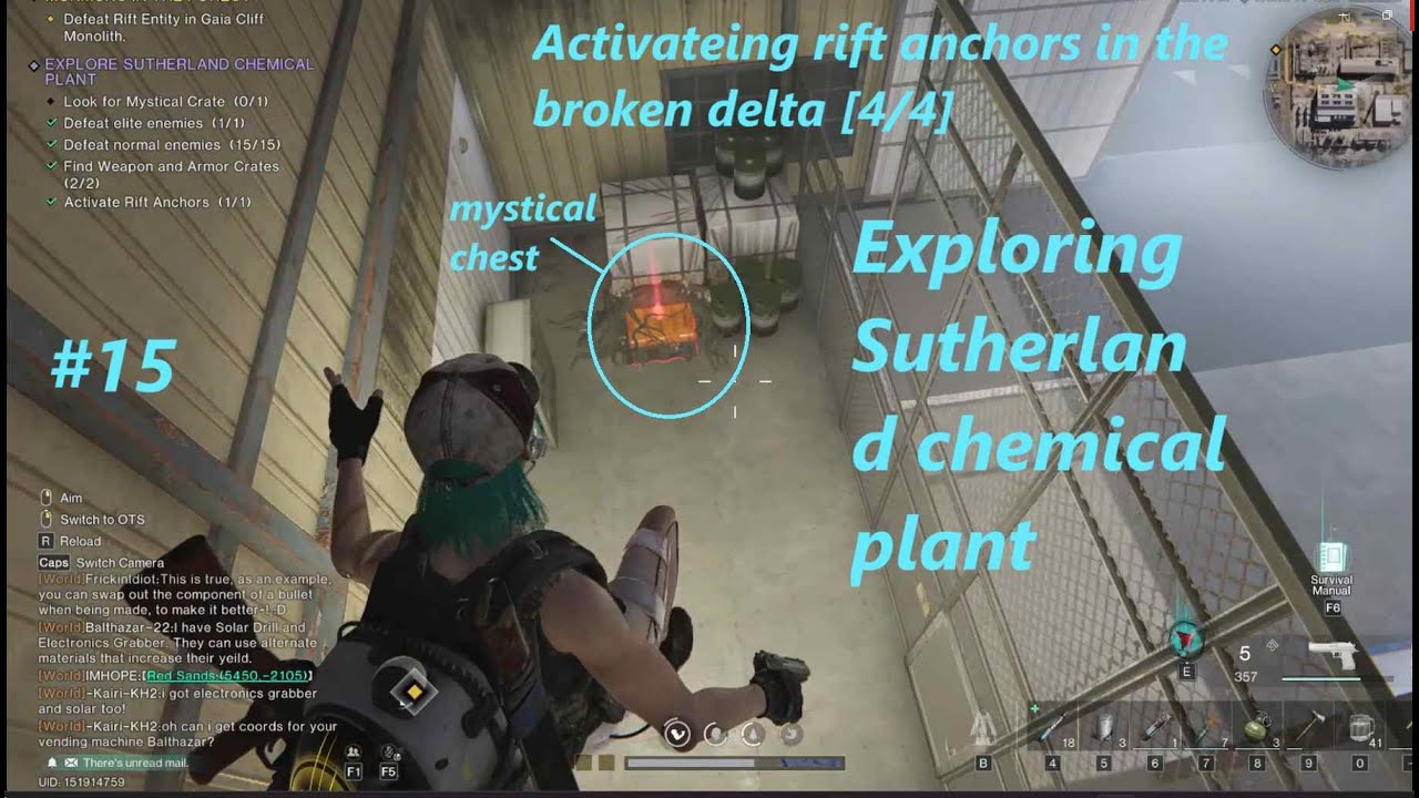 Once human #15 Activate rift anchors in broken delta and exploring ...