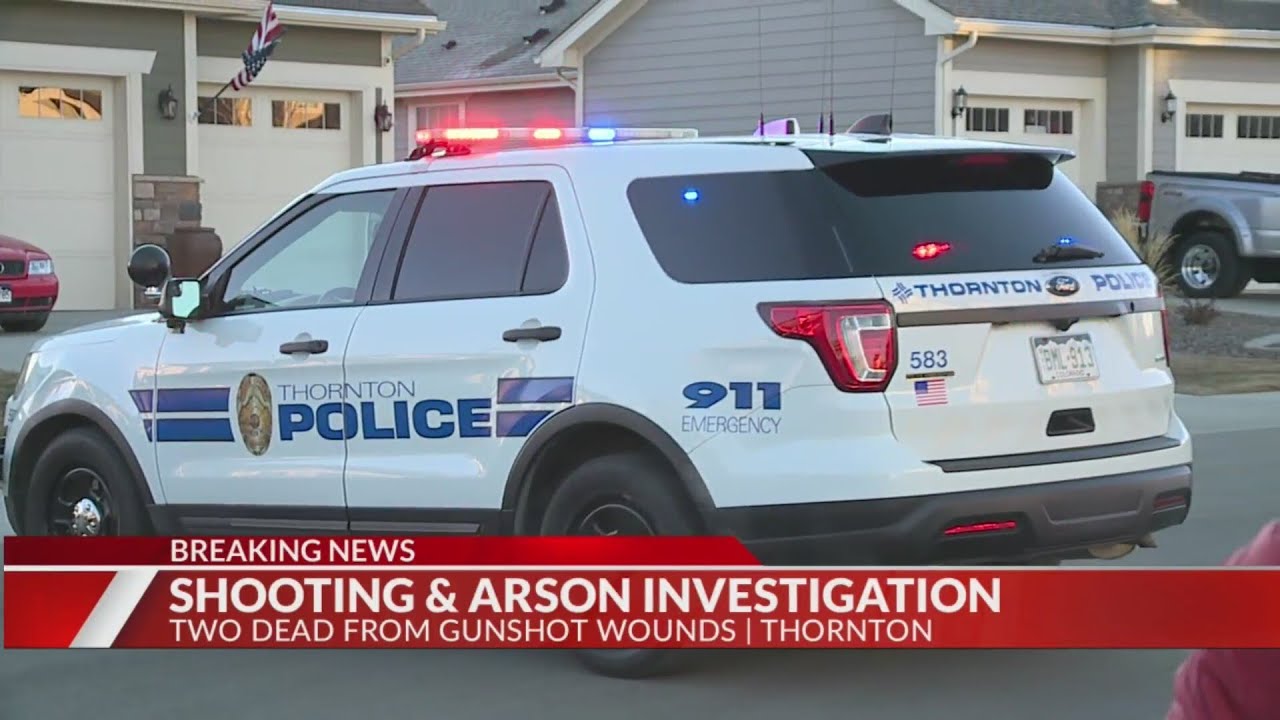 Police: 2 found dead after shooting, fire in Thornton - YouTube