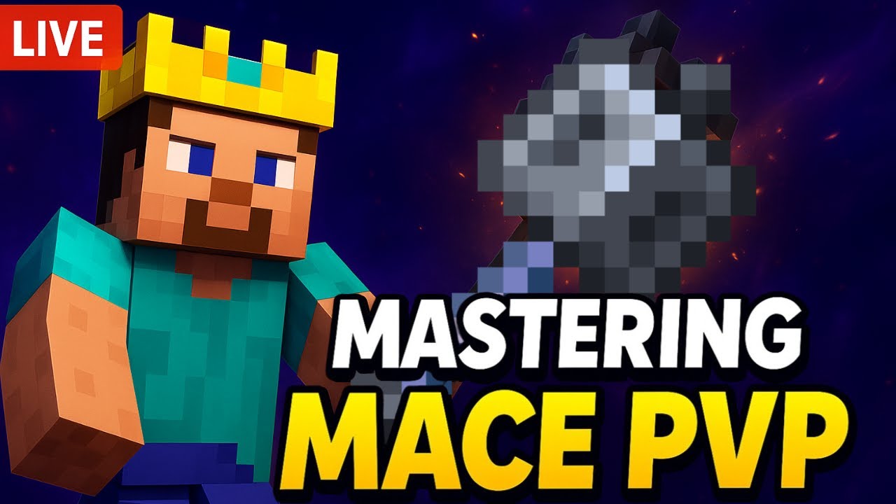 Minecraft Mace PvP LIVE 🔥 | Intense Battles & Epic Duels - YouTube