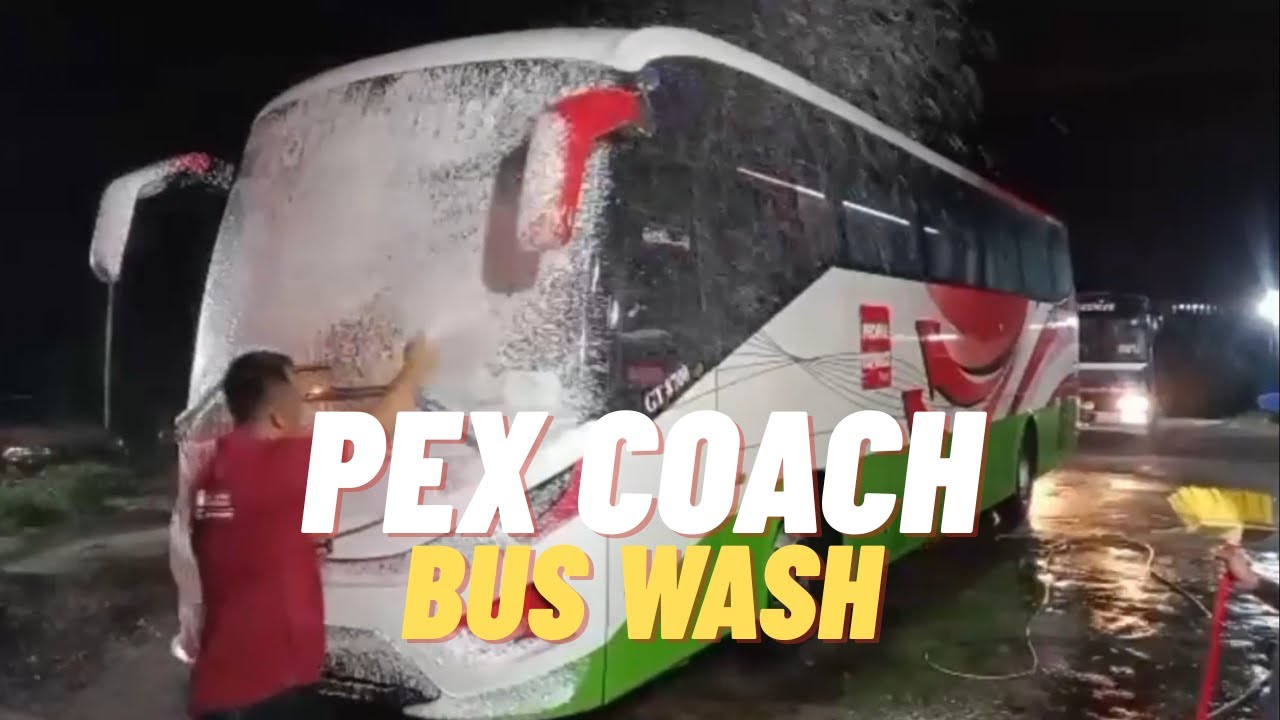 PEX Coach Bus Wash - YouTube