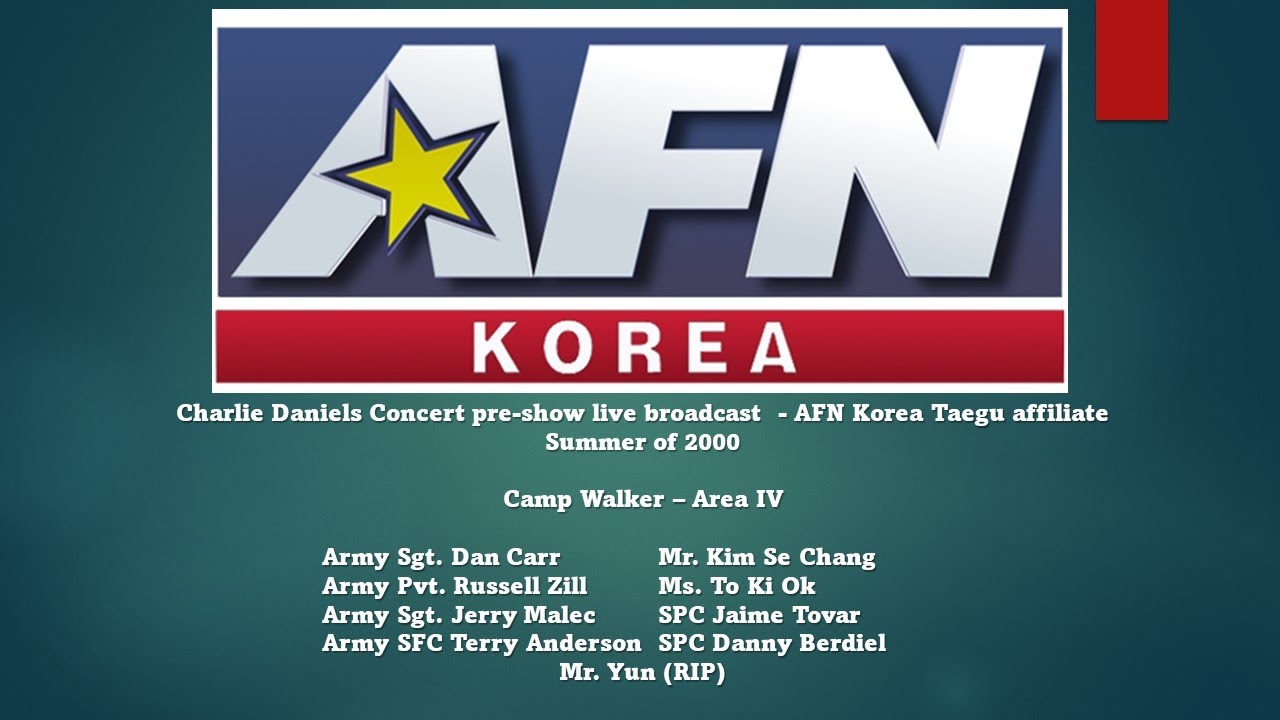 AFKN Taegu - Charlie Daniels preshow 09/2000 - YouTube