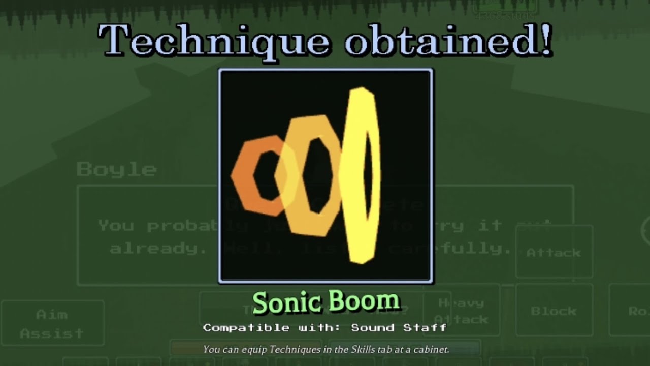 How to get Sonic Boom technique (Boyle quest 3) | Pilgrammed - YouTube