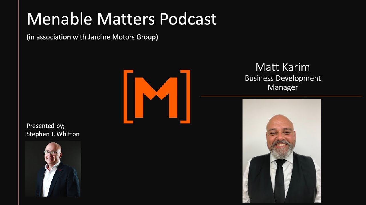 Matt Karim - Menable Matters (in assoc with Jardine Motors Group) - YouTube