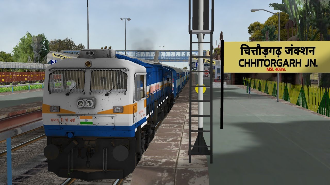 22901 Bandra Terminus - Udaipur City SF Express #MEWAR ROUTE || MSTS ...