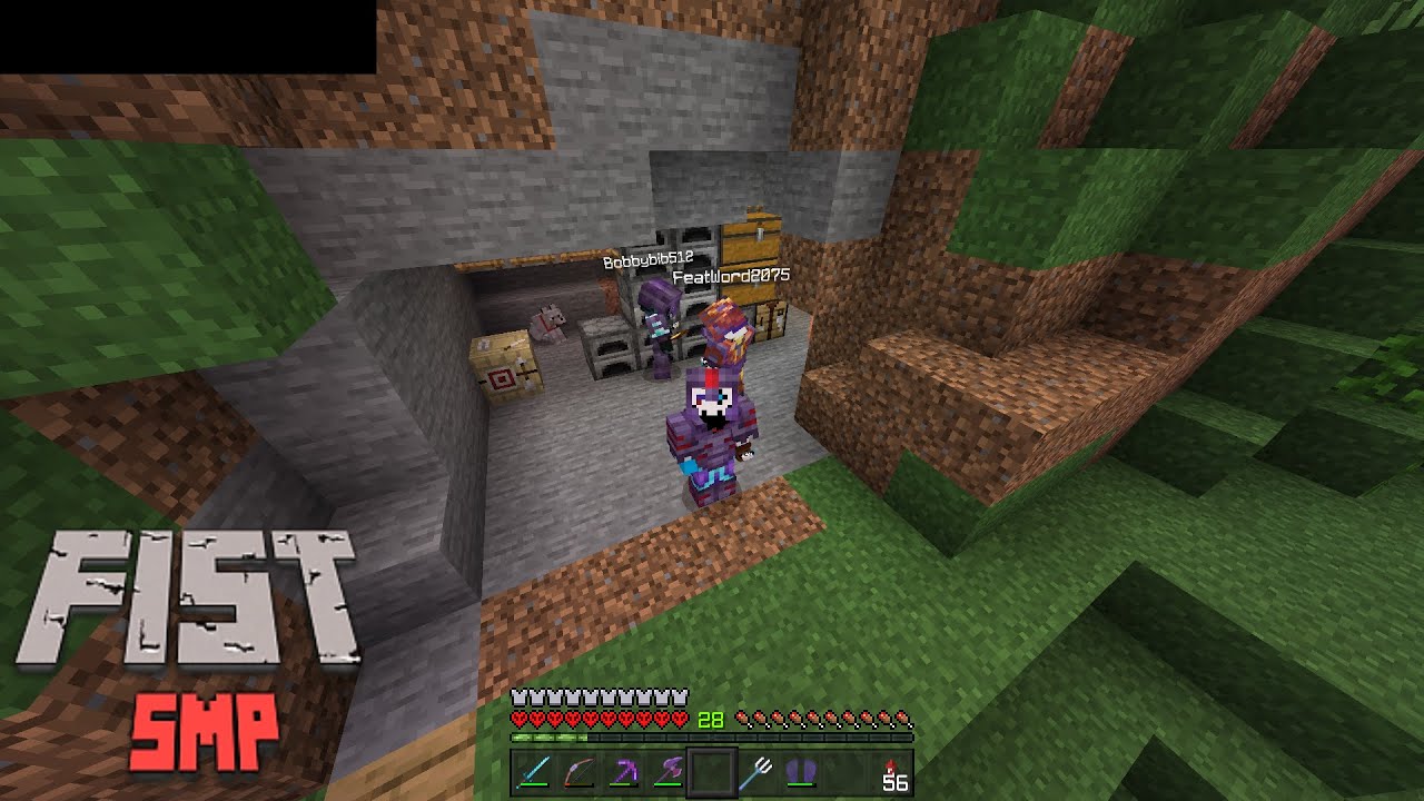 Minecraft Fist SMP [silence trim hunt pt.2] - YouTube
