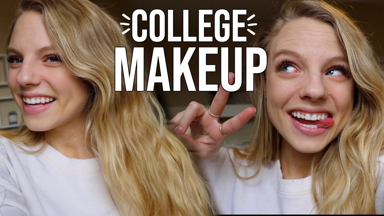 5 Minute Everyday College Makeup Routine! - YouTube