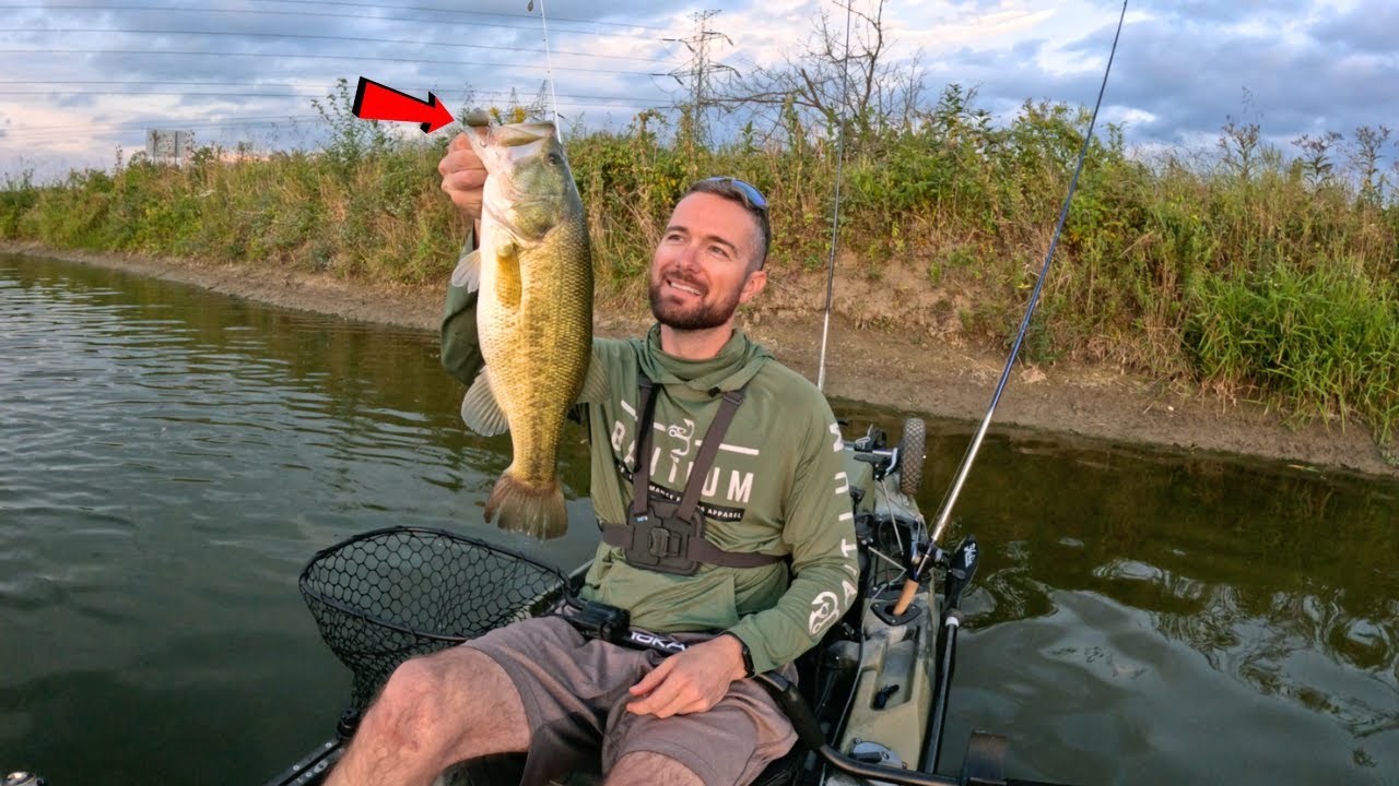 Early Fall Kayak Fishing for Largemouth Bass - YouTube