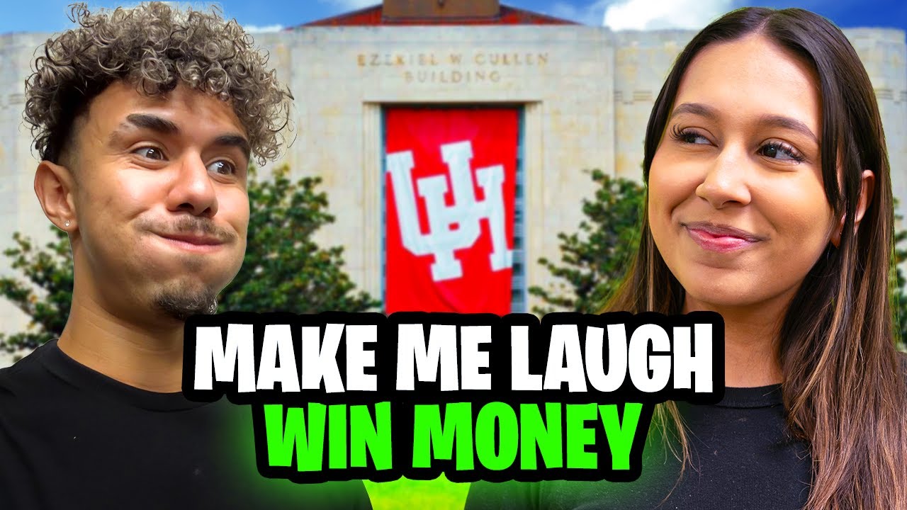 If You Make Me Laugh You Win Money - YouTube