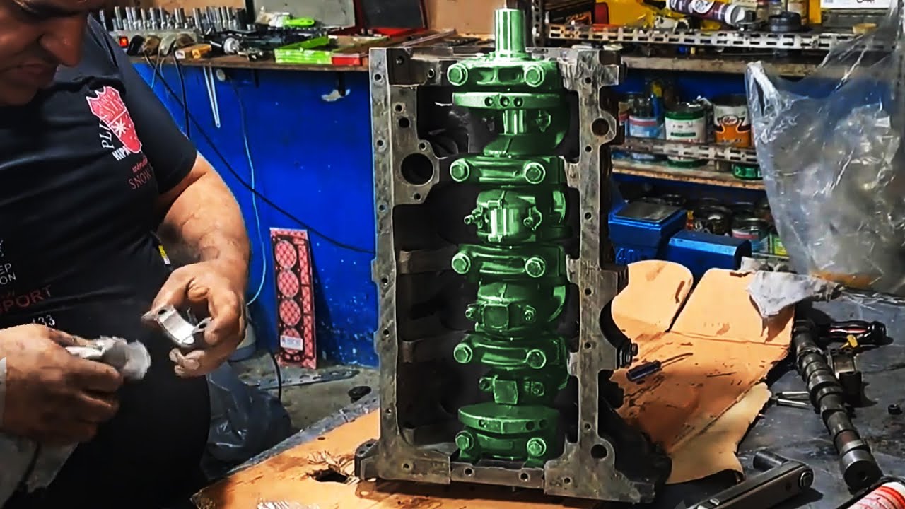 Master Complete Engine Assembly: Crankshaft, Piston Rings, Timing ...