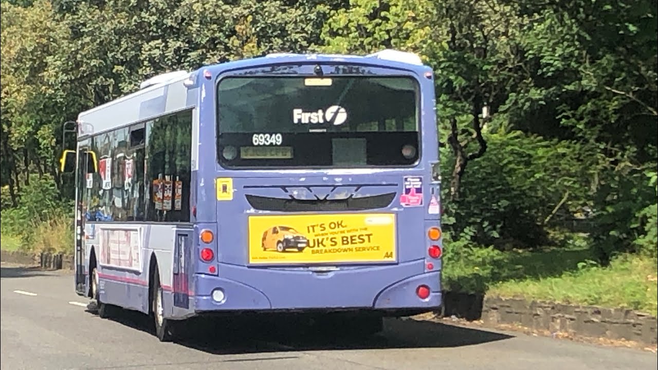 *beast* first Leeds Volvo B7RLE Wright eclipse urban 69349 YJ08 CFD ...