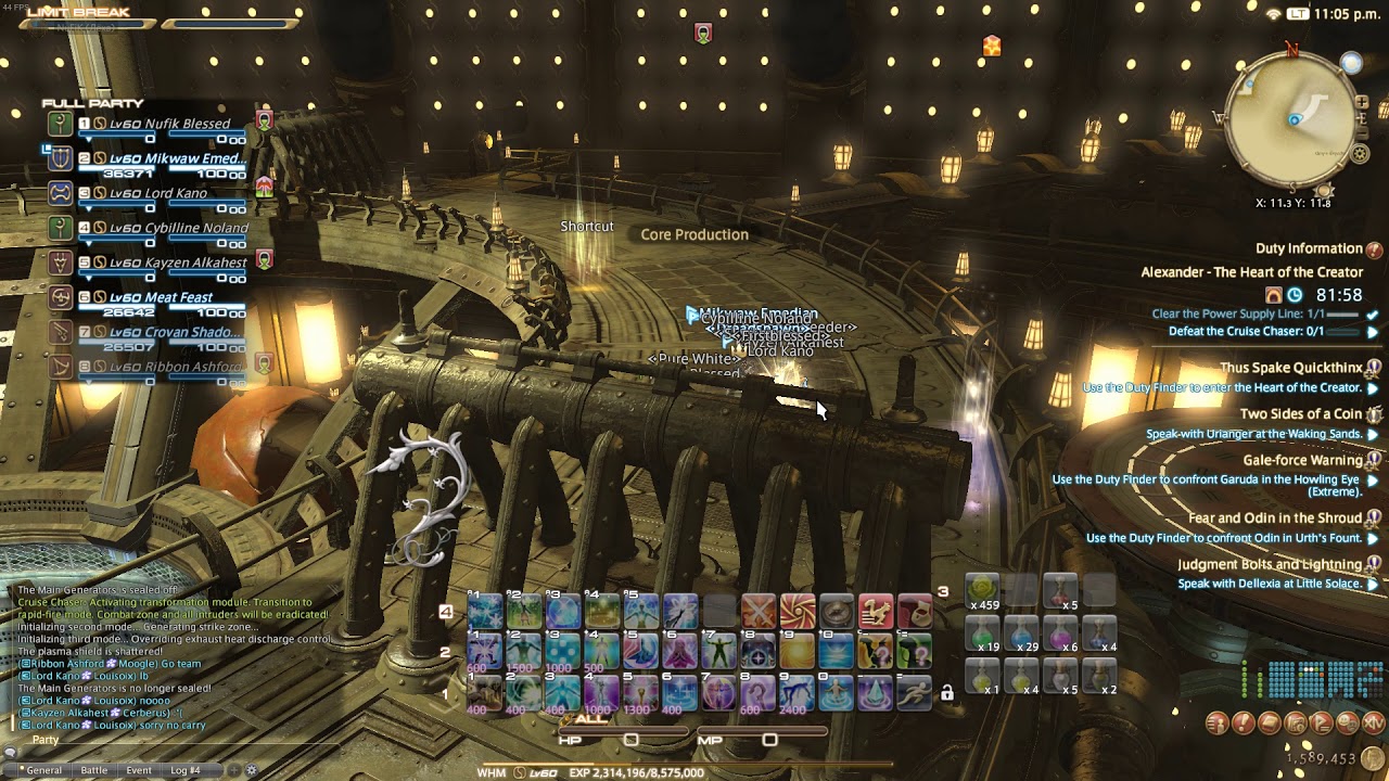 Final Fantasy XIV raid 8 - YouTube
