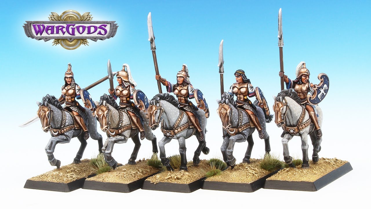 Amazon cavalry for WarGods of Olympus - YouTube