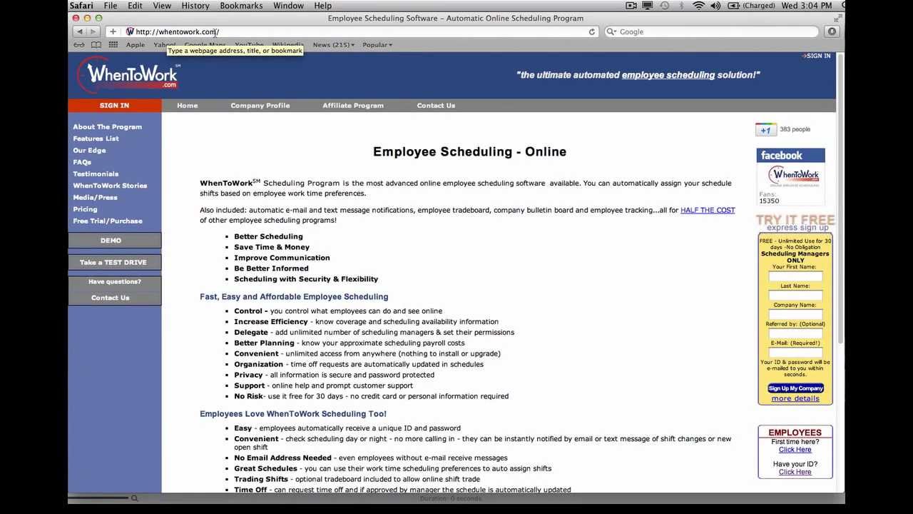 W2W Inputing Your Schedule - YouTube