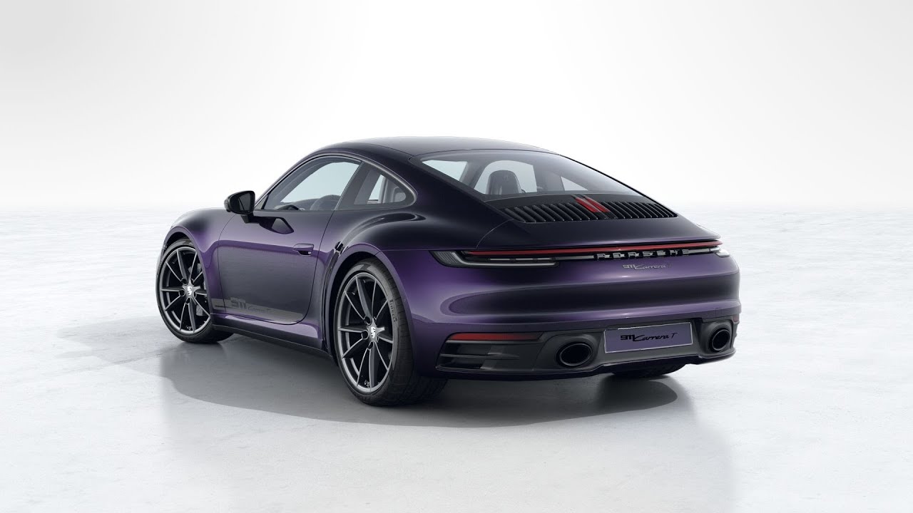 Colores Porsche 911 992 Carrera T | Paint to Sample / Custom Colour ...