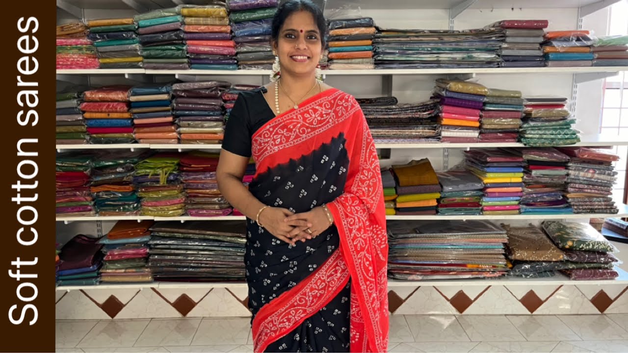 Kathri soft cotton sarees |Apavaranam | 7 May 2024 - YouTube