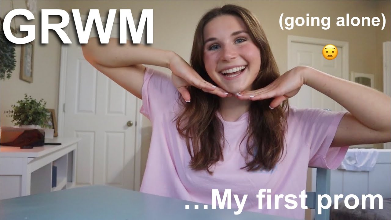 GRWM for my first prom!! - YouTube