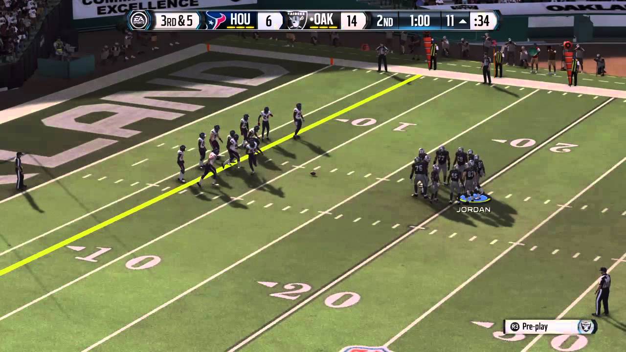 Raiders 2015: Madden NFL 15 Gameplay: vs Houston Texans - YouTube