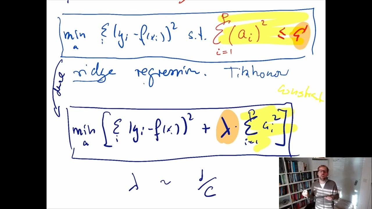 Intensive Machine Learning Module - Regularisation and ridge regression - YouTube