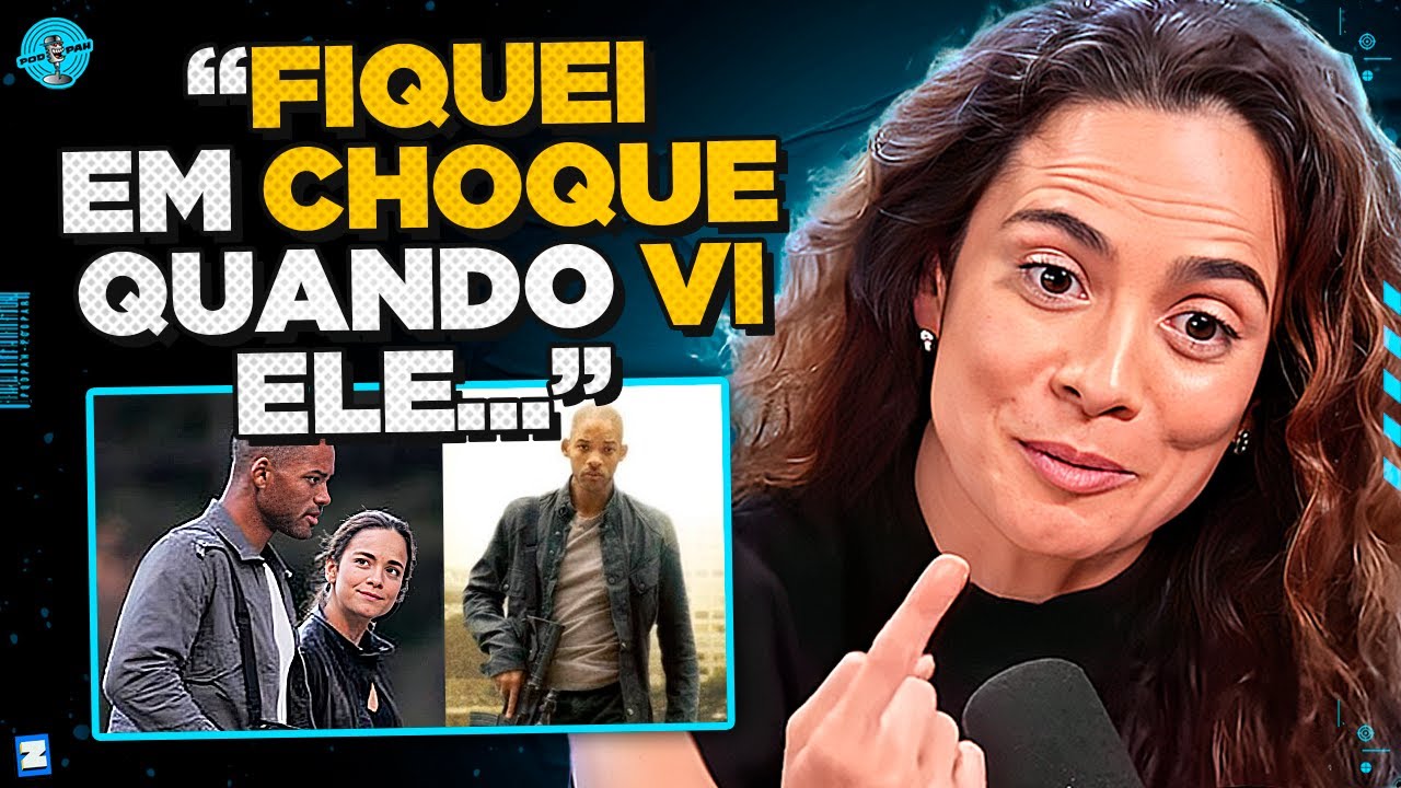 ALICE BRAGA FALA COMO FOI FAZER “EU SOU A LENDA” com WILL SMITH - YouTube