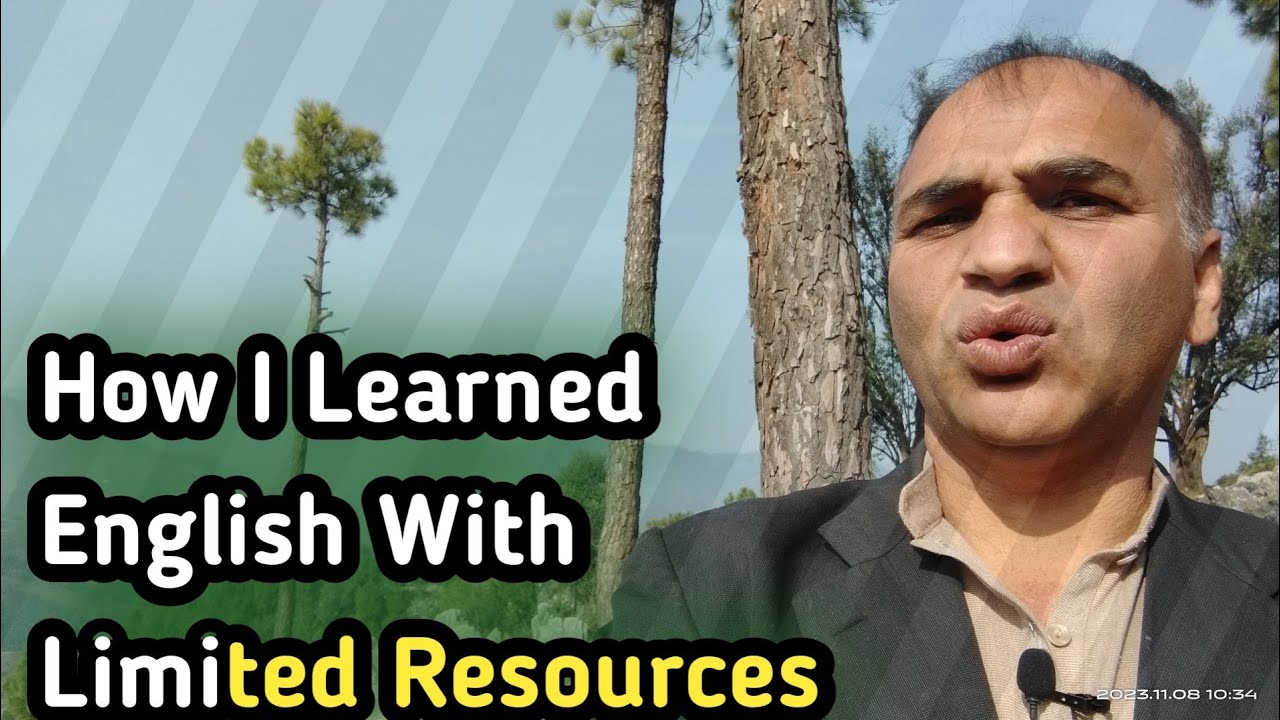 How I Learned English With Limited Resources - YouTube