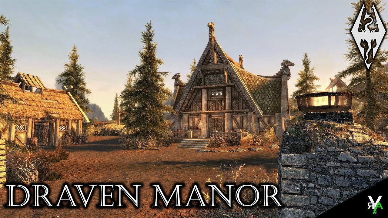 DRAVEN MANOR: Buildable Player Home!- Xbox Modded Skyrim Mod Showcase ...