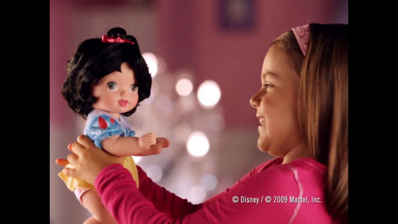 Disney Princess Sparkle Baby dolls commercial (2009) - YouTube