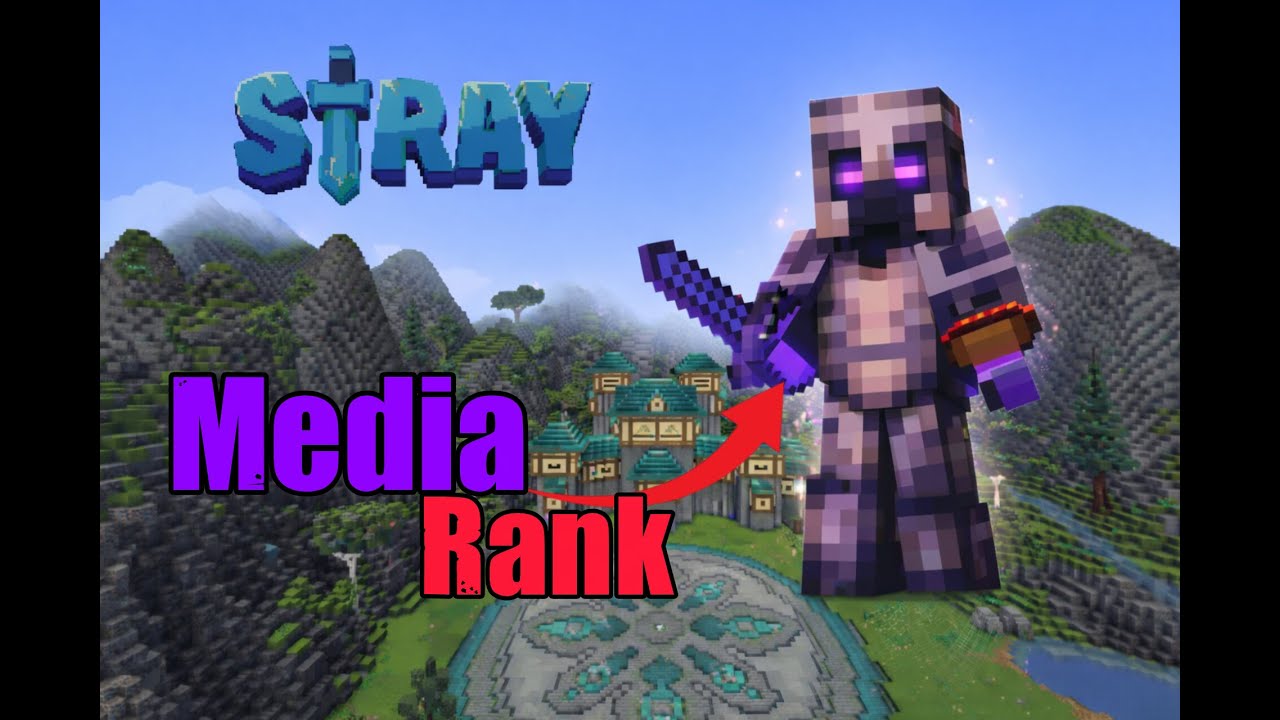 Minecraft Media Rank On Stray PvP #minecraft - YouTube