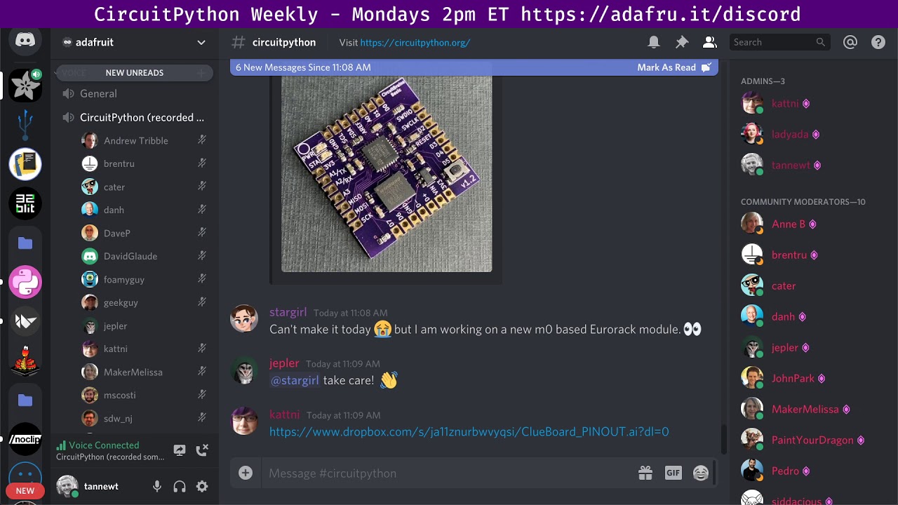 Circuitpython Weekly February 18th 2020 Adafruit Youtube